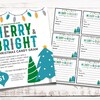 Christmas Candy Gram School Fundraiser Template Editable Holiday Candy ...