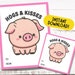 Pig Pun Valentine's Day Printable Cards Kids Valentines Day Gifts Piggy ...