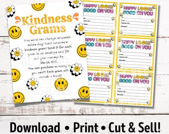 Valentine's Candy Gram Fundraiser EDITABLE PTA PTO - Etsy