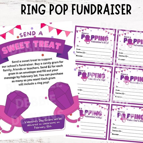 Valentine's Day Flower Gram Flyer Editable - Etsy