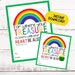 Christian KJV Bible Verse St. Patrick Rainbow Cards St. Patrick ...