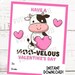 Printable Cow Valentine Cards Cute Cow Valentine Tags Cow - Etsy