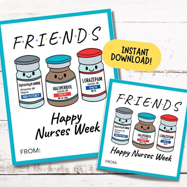 Pill Posters for Nurse Week or Pharmacy Week Staff Appreciation Signs ...