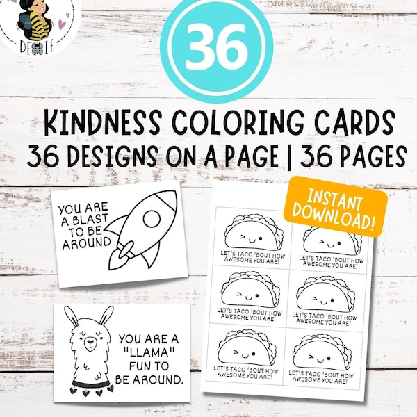 Kindness Cards for Kids - Etsy