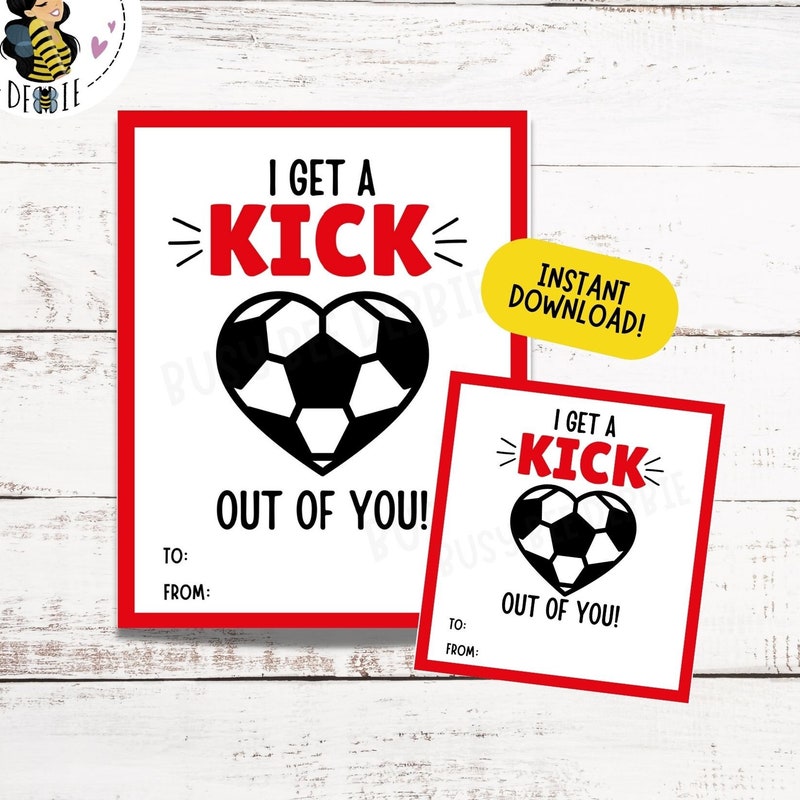 Soccer Valentine - Etsy