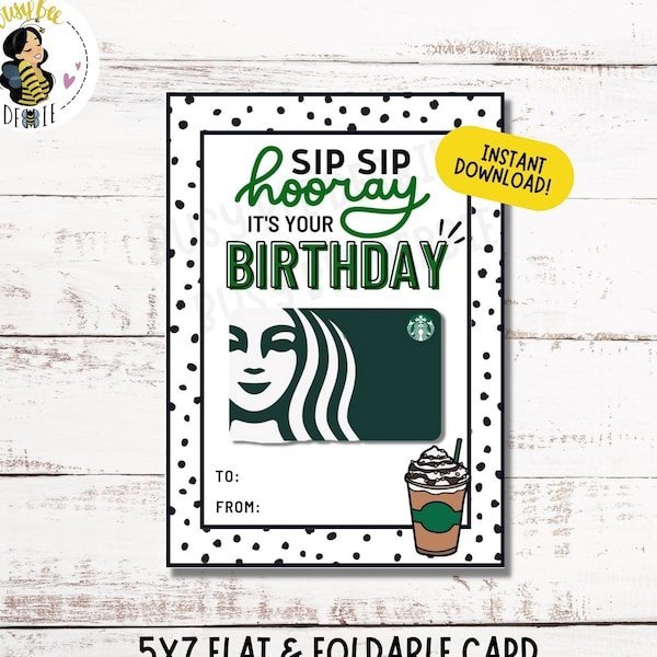 Starbucks Birthday - Etsy
