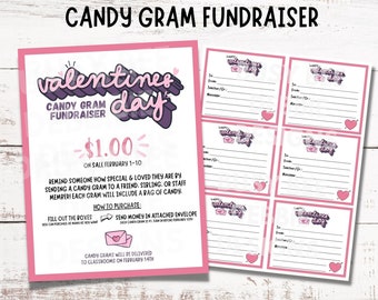 School Valentine Gram Printable - Etsy