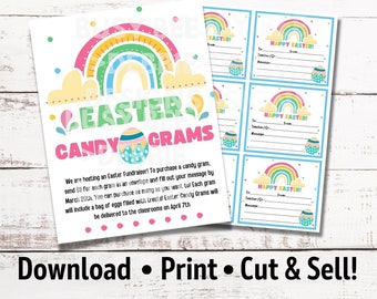 Editable Halloween Candy Gram Fundraiser Flyer Halloween - Etsy