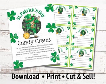 Editable Halloween Candy Gram Fundraiser Flyer Halloween - Etsy