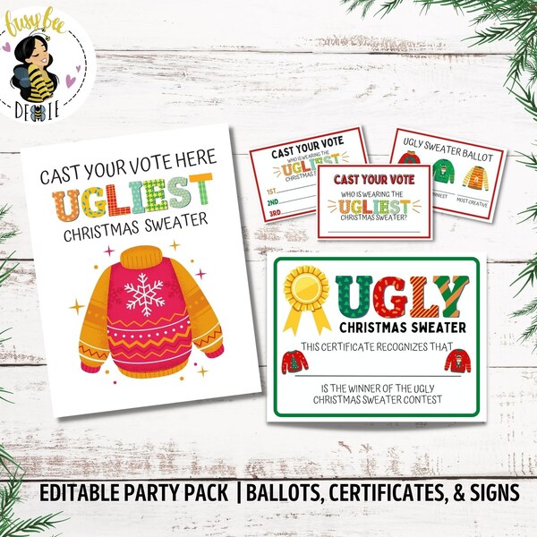 Christmas Contest Certificate - Etsy