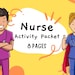 Printable Nurse Activity Packet and Worksheets | Nurse Coloring Pages ...