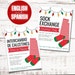 Editable Sock Exchange Christmas Party Invitation | Printable Holiday ...