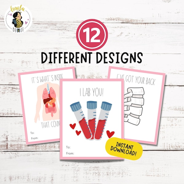 Medical Valentines - Etsy