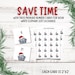 White Elephant Gift Exchange Printable Numbers | Editable Download for ...