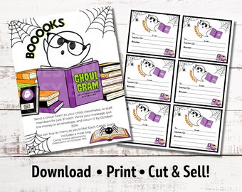 Halloween Candy Gram Flyer Editable Boo Grams Fundraiser - Etsy