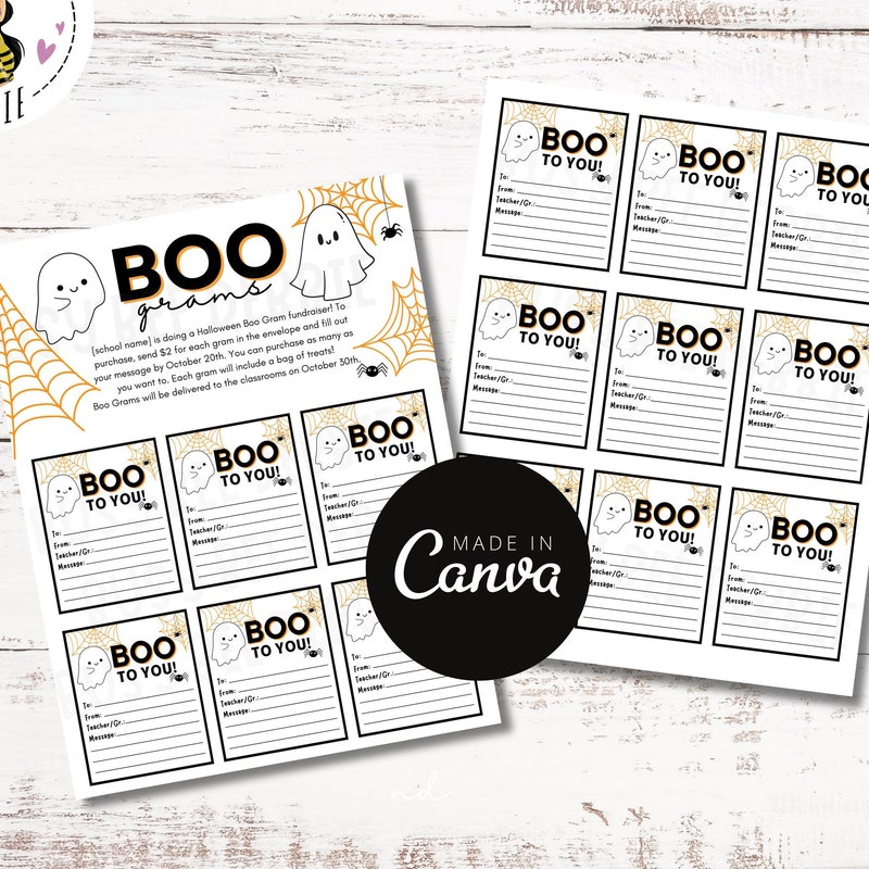 Boo Grams Fundraiser - Etsy