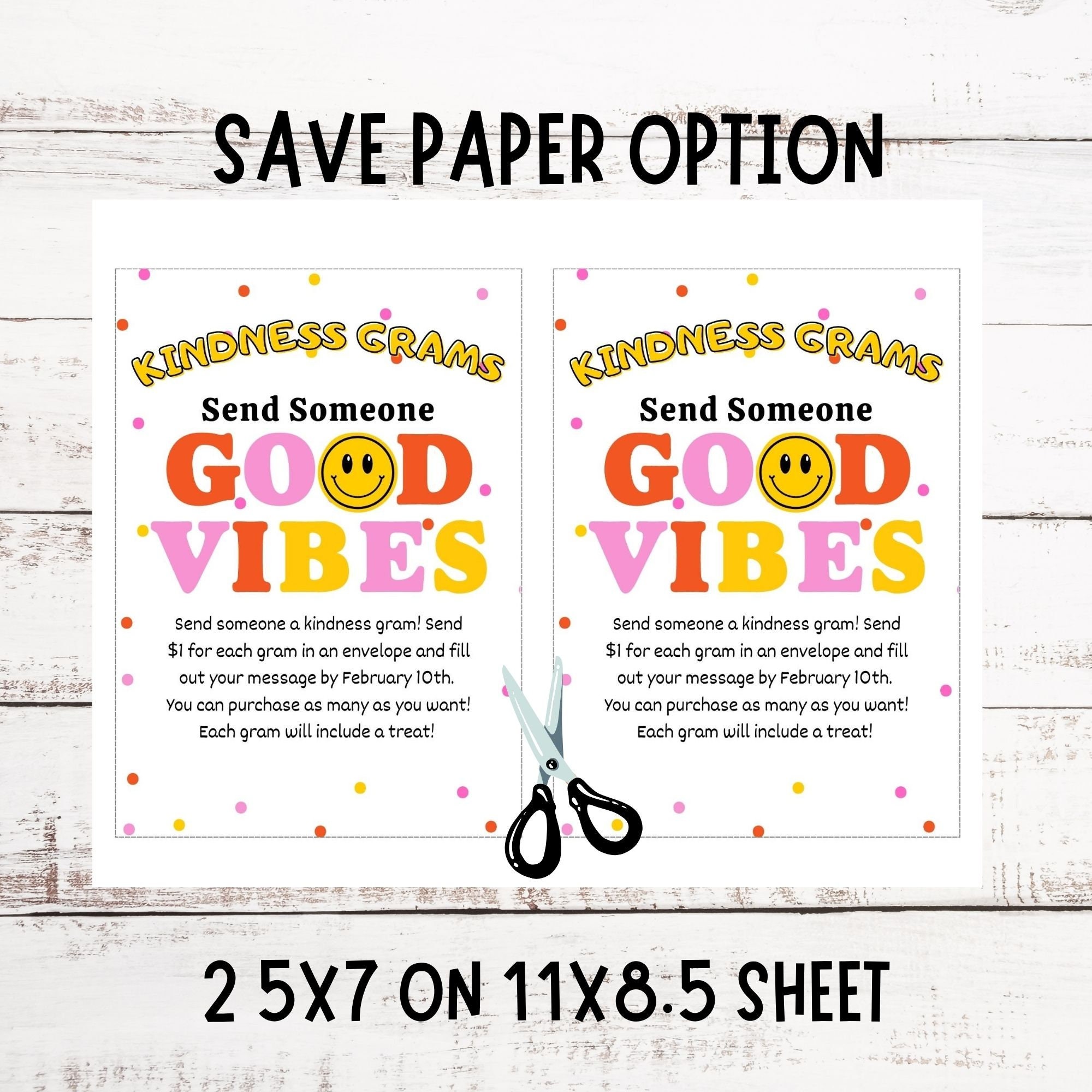 Valentines Day Candy Grams | Kindness Grams for Fundraisers for ...