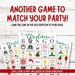 White Elephant Gift Exchange Printable Numbers | Editable Download for ...