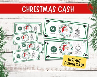 Christmas Play Money, North Pole Bank, Holiday Bucks - Etsy