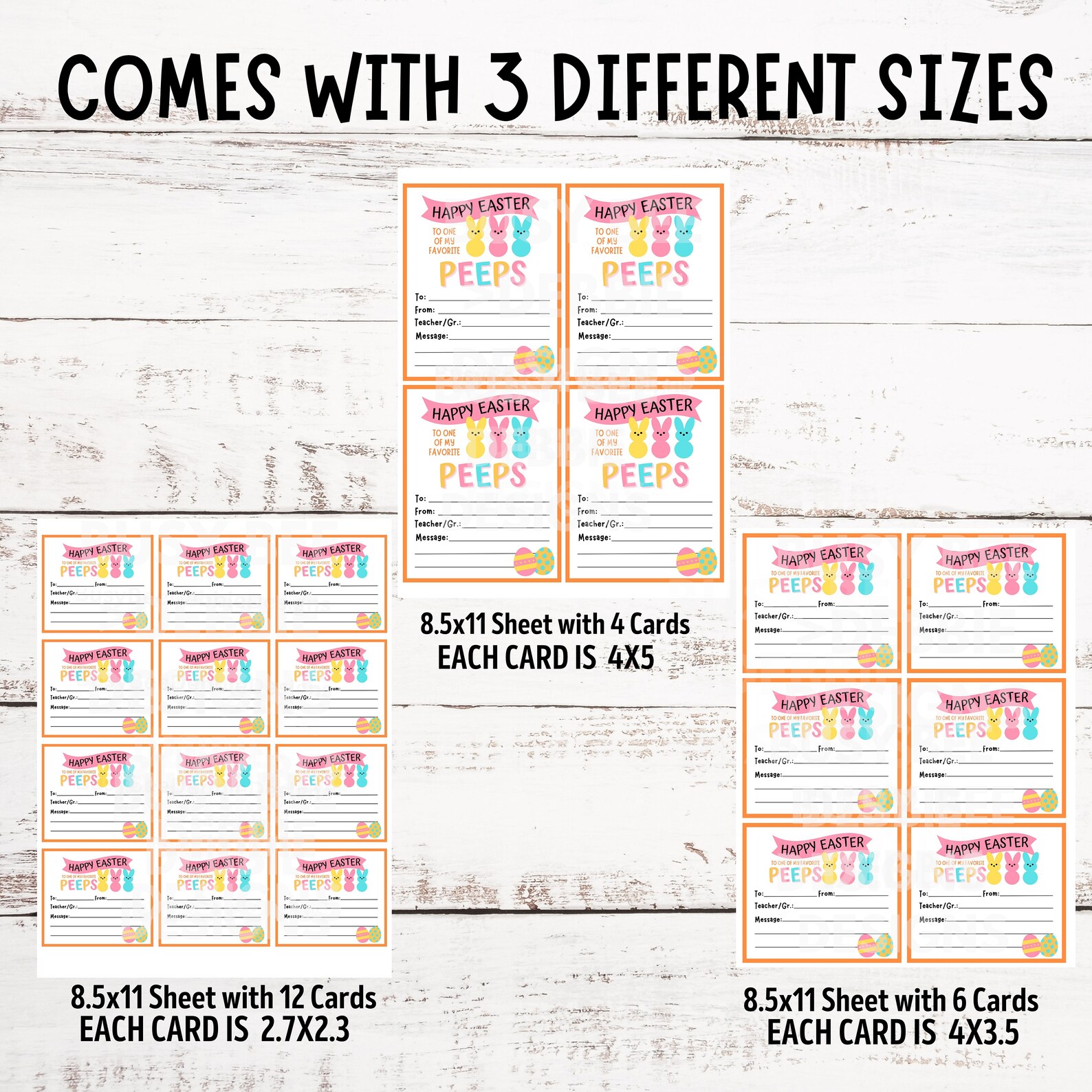 Editable Easter Candy Gram Flyer | PTO / PTA School Fundraiser Template ...