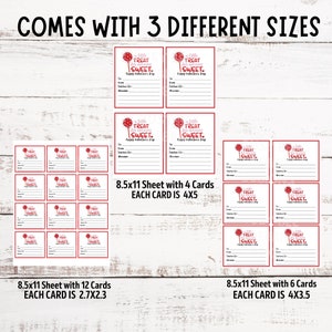 Editable Valentine's Day Lollipop Gram | Candy Gram for Fundraiser ...