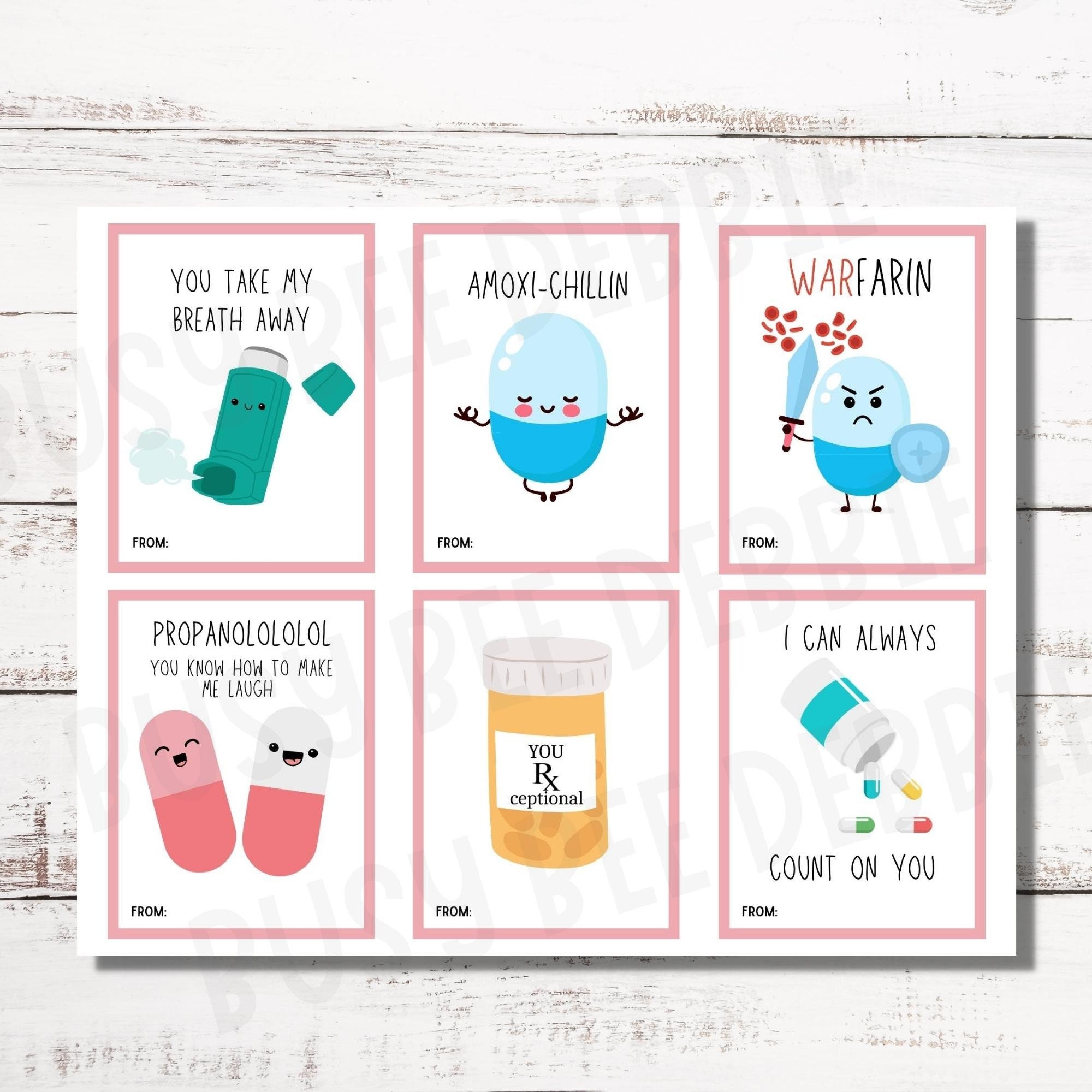 Printable Pharmacist Pill Pun Cards Funny Pharmacist Cards - Etsy Canada