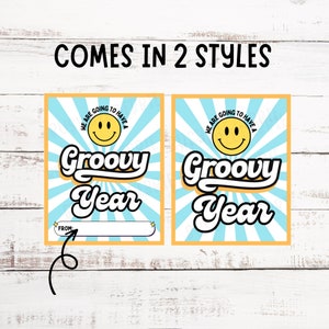 Printable Vibrant Back to School Welcome Tags Printable Retro Theme ...