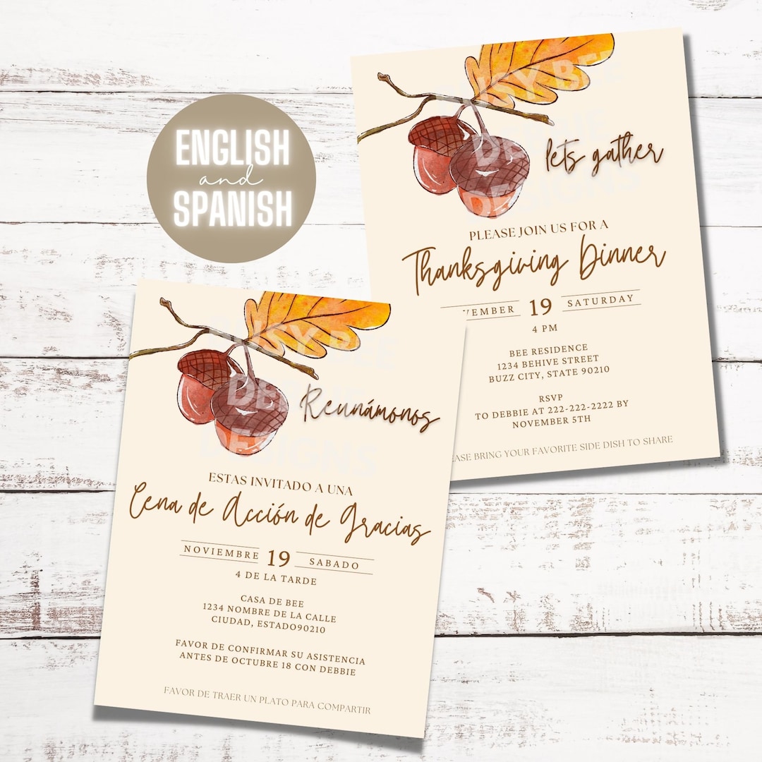 Editable Thanksgiving Dinner Printable Invitation Friendsgiving ...
