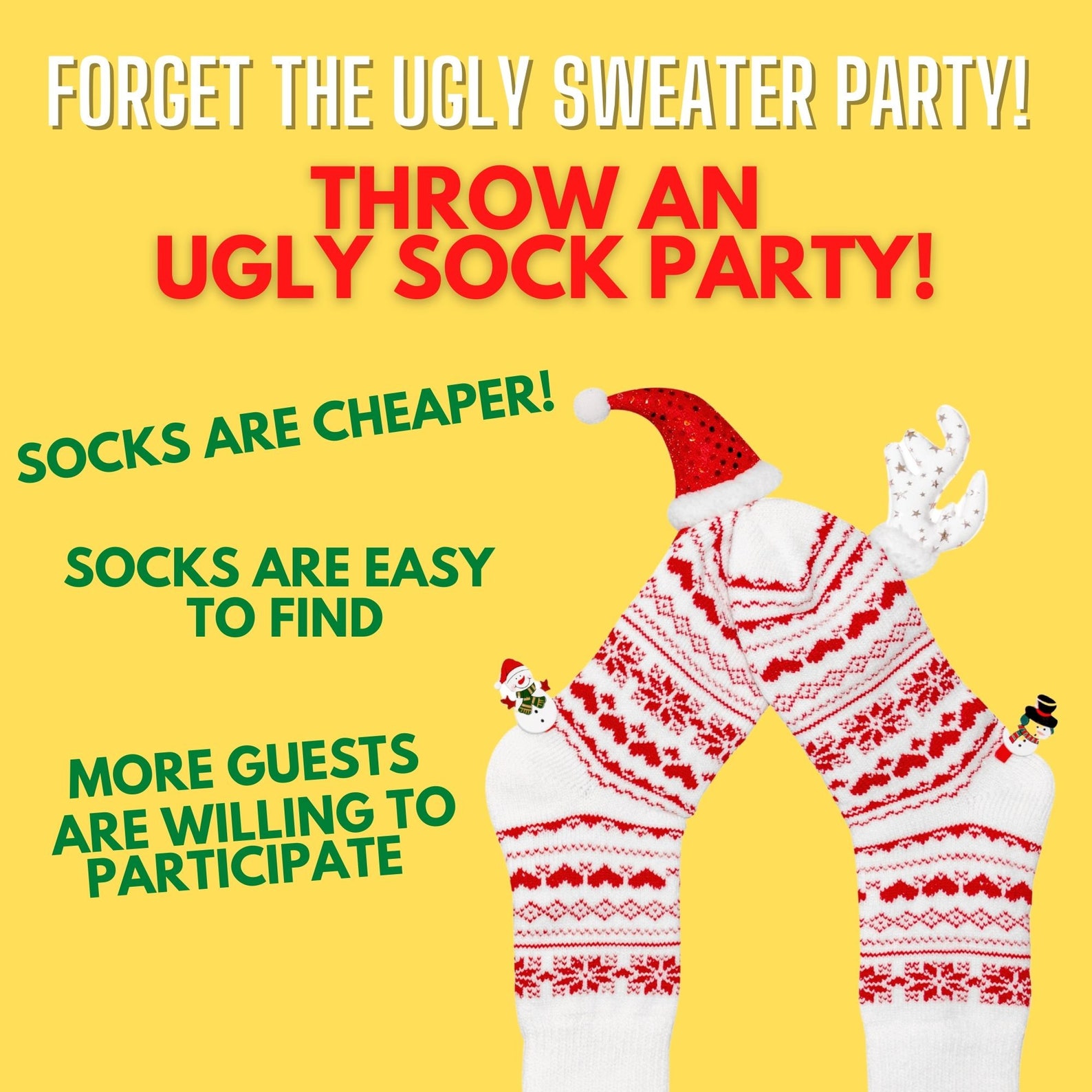 Editable Sock Exchange Christmas Party Invitation Printable - Etsy