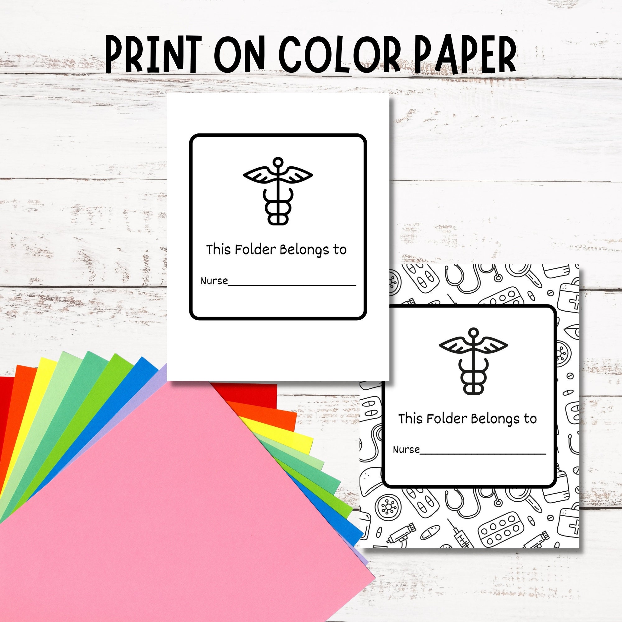 Binder Cover for School Nurse Career Day Kids Medical - Etsy