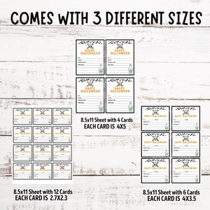 Editable Halloween Candy Gram Flyer Spooky Skeleton Grams for School ...