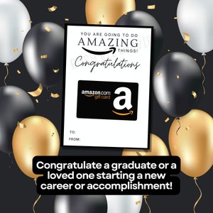 Amazon Gift Card Holder | Graduation Gift Card Holder Card ...