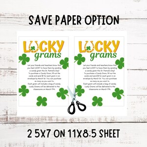 Editable St. Patricks Day Flyer Fundraiser Lucky Grams for School ...