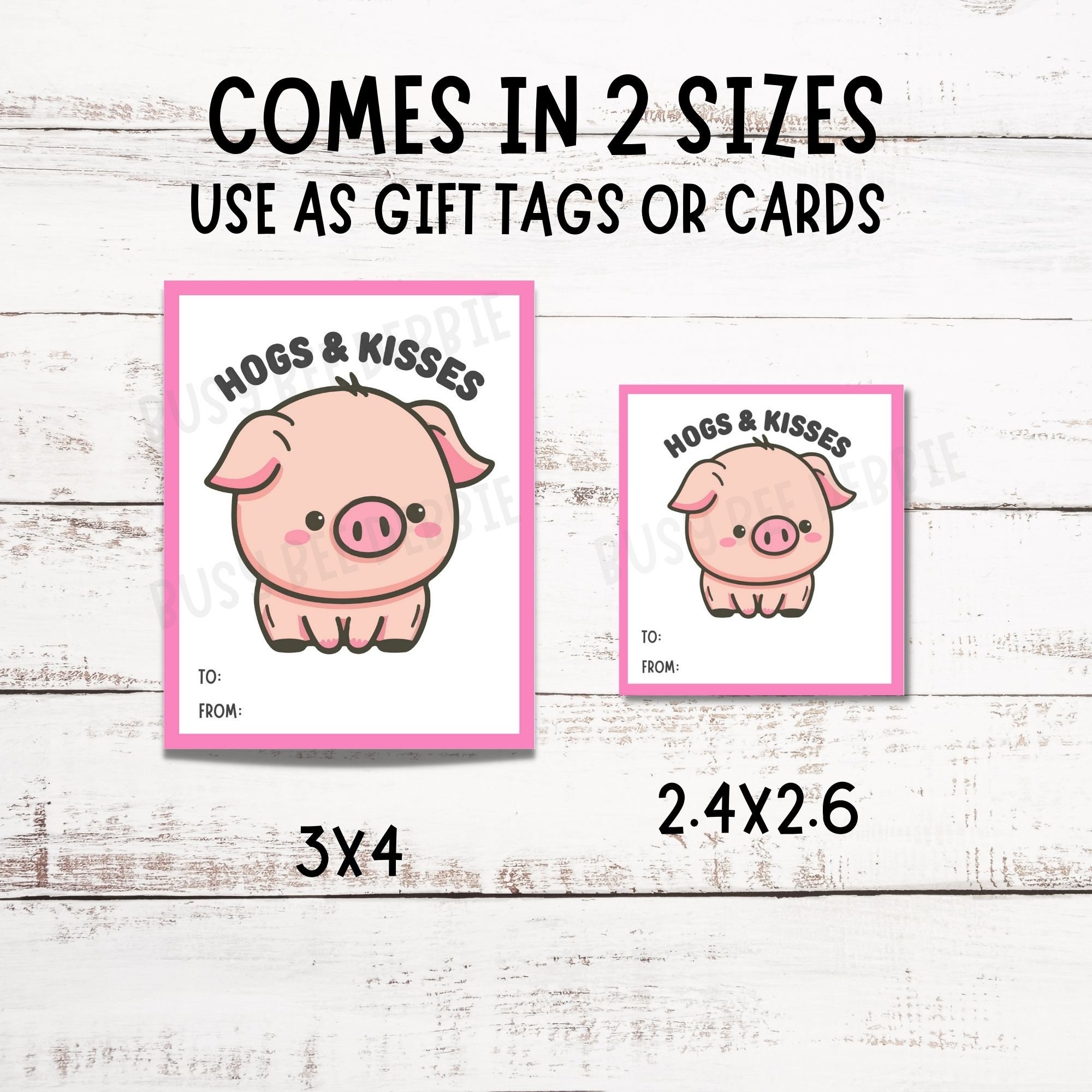 Pig Pun Valentine's Day Printable Cards Kids Valentines Day Gifts Piggy ...