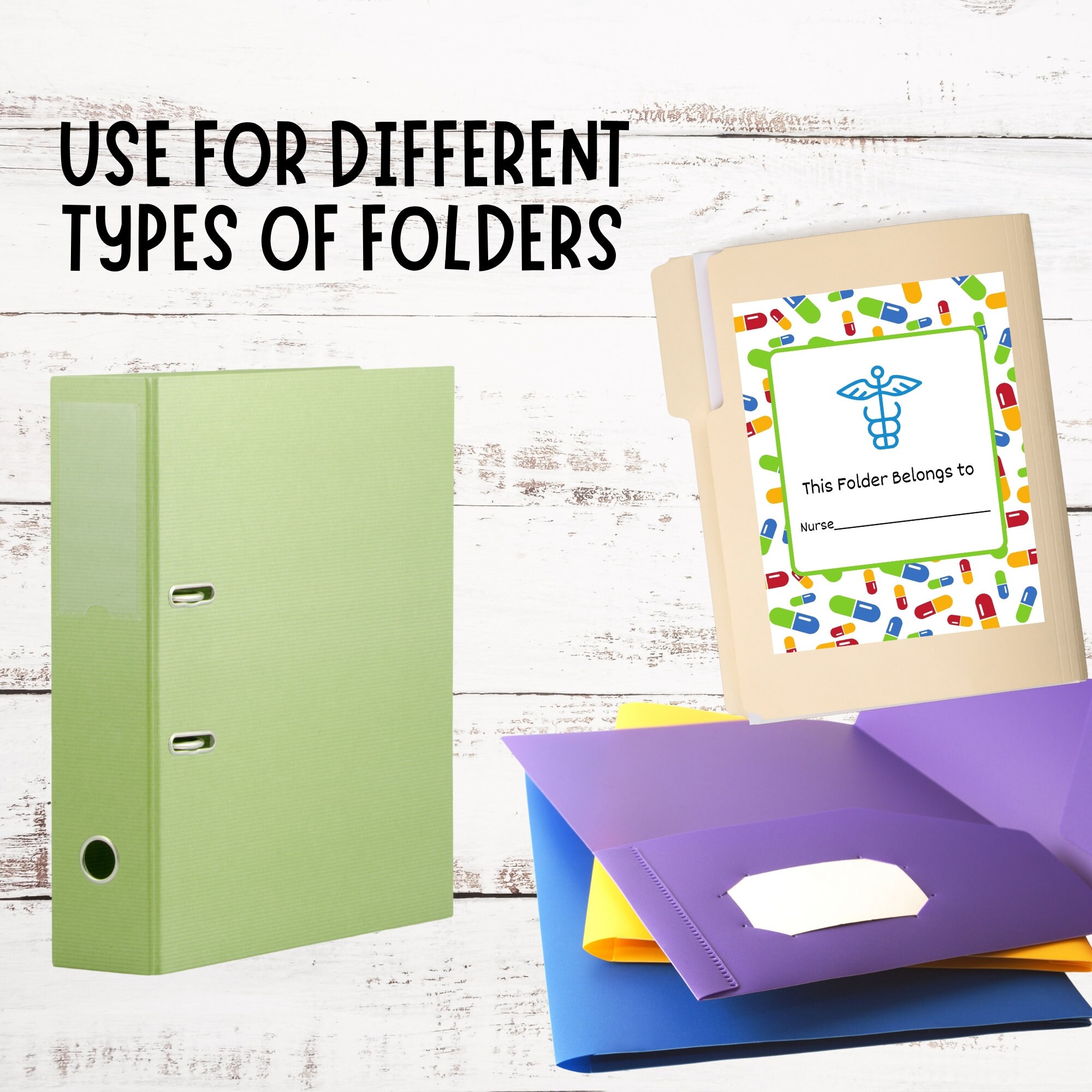 Binder Cover for School Nurse | Career Day | Kids Medical Folder Covers ...