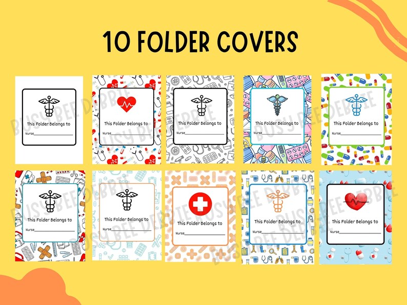 Kid's Nursing Career Day Bundle ID Badge Pretend Nurse - Etsy