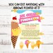Editable Ice Cream Flyer PTA PTO Fundraiser Ice Cream Party, School ...