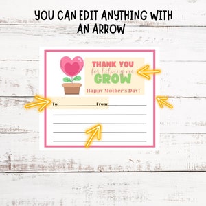 Editable Mother's Day Fundraiser Flyer Potted Plant Flower Mother's Day ...