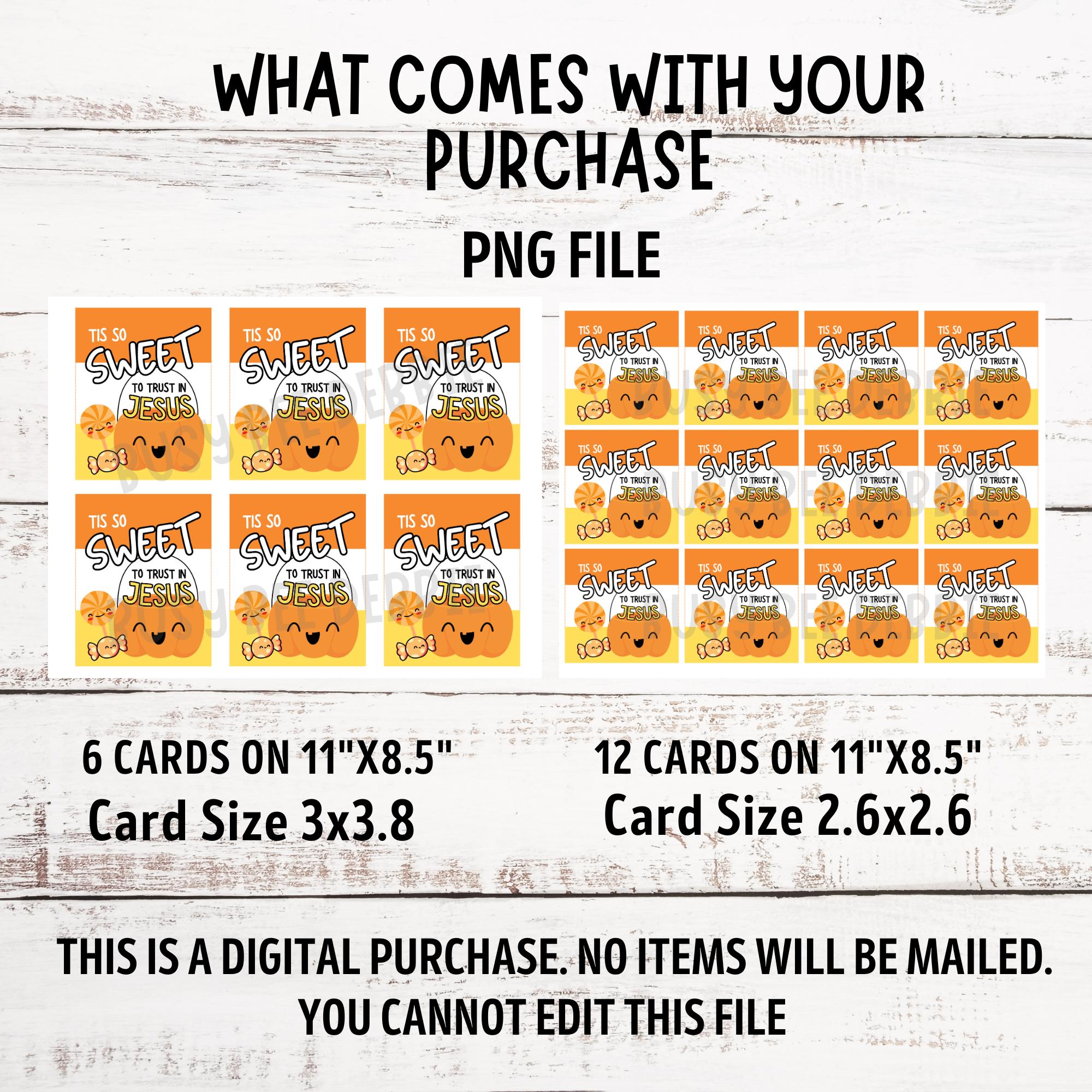 Printable Christian Candy Tags for Halloween | Jesus Fall Tags | Tis so ...