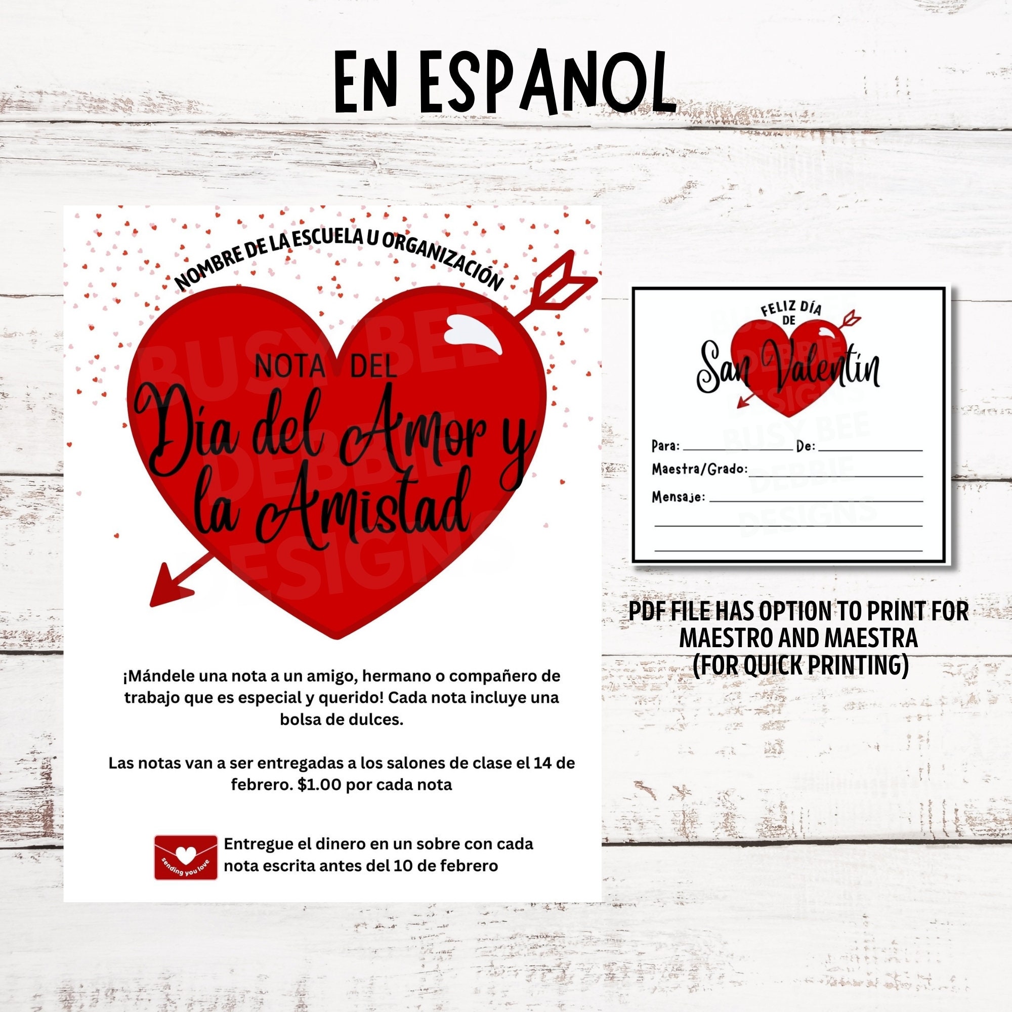 Valentine Candy Gram School Fundraiser Flyer | Editable Candy Gram ...