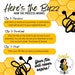 Bee Back to School Gift Tag First Day of School Gifts Going to Bee A ...