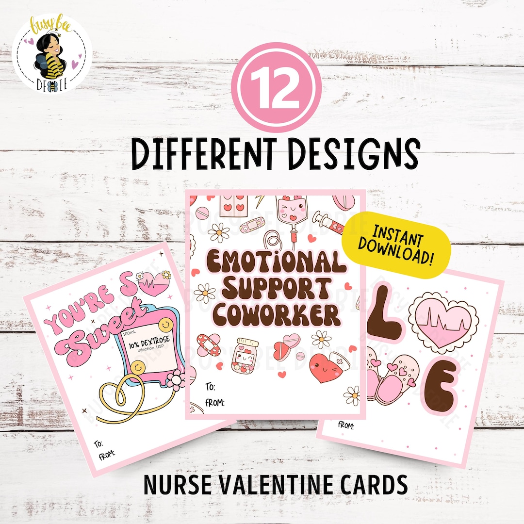 Funny Medical Cards for Valentine's Day for Nurses, Student Nurse ...