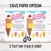 Editable Ice Cream Flyer PTA PTO Fundraiser Ice Cream Party, School ...