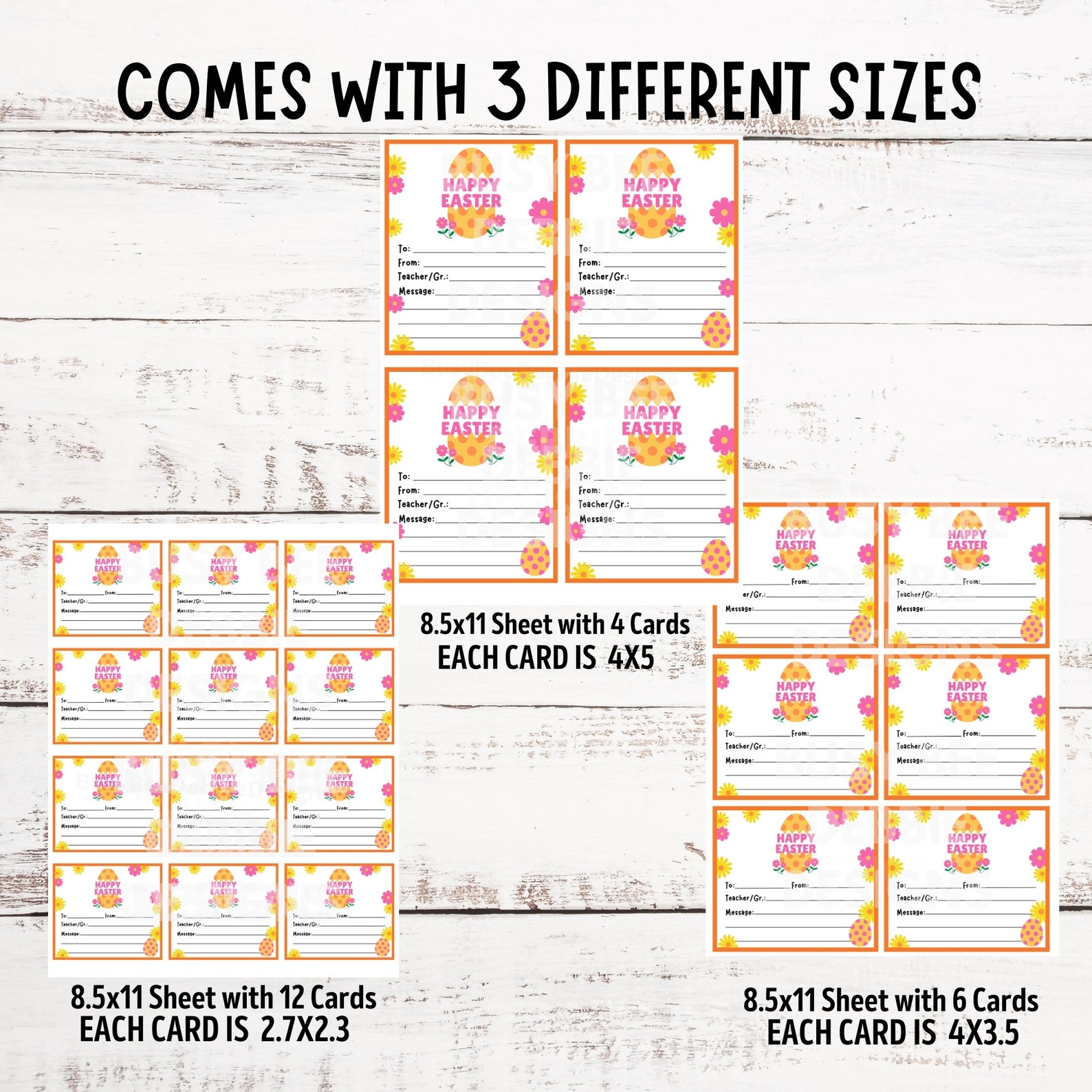 Editable Easter Candy Gram Fundraiser Flyer | Printable Spring Easter ...