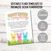 Editable Easter Candy Gram Flyer PTO / PTA School Fundraiser - Etsy