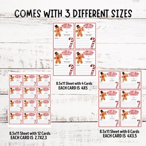 Christmas Candy Cane Gram Template | Editable Candy Cane Gram School ...