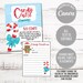 Printable Christmas Candy Cane Gram School Fundraiser Winter Holiday ...