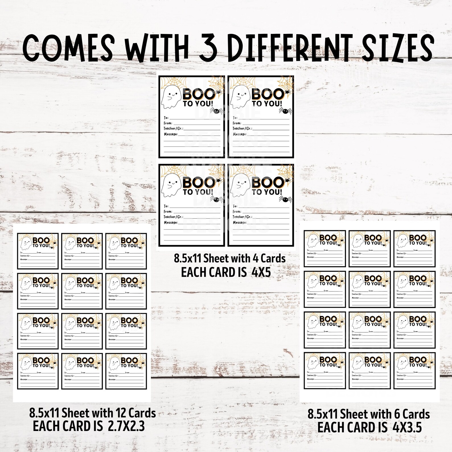 Editable Boo Grams Fundraiser Flyer | Halloween Candy Gram Fundraiser ...