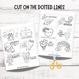 Valentine Coloring Pages, Printable Valentine Coloring Cards | Kids ...