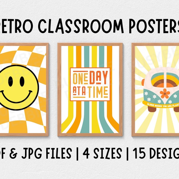 Positive Classroom Posters - Etsy